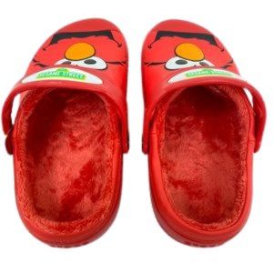 CROCS | Shoes | Crocs Red Elmo Faux Fur Lined Clogs J | Poshmark
